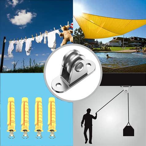 304 Stainless Steel Pulley Block Small Pulley Block Silent Pulley Mute Bearing Pulley Roller