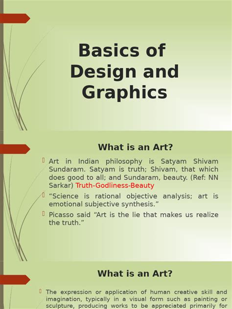 Unit 1 L1 Basics Of Design And Graphics Pdf Graphic Design