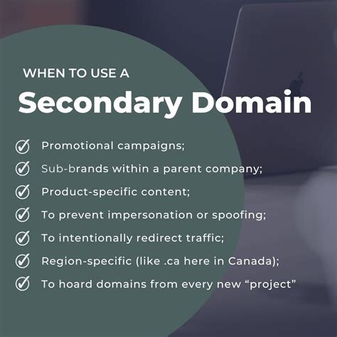 When To Use A Secondary Domain Webtech Agency