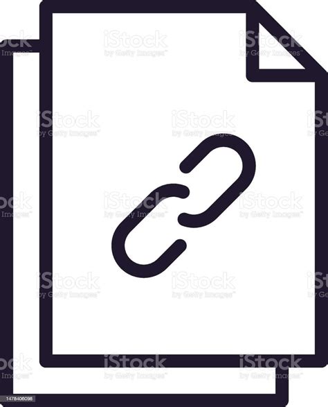 링크 개념입니다 단일 프리미엄 편집 가능한 획 픽토그램은 로고 모바일 앱 온라인 상점 및 웹 사이트에 적합합니다 흰색 배경에 격리된 벡터 기호입니다 3차원 형태에 대한 스톡