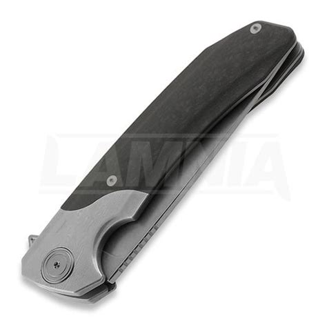Maxace Goliath 2.0 CPM S90V folding knife, Damascus, CF Handle | Lamnia
