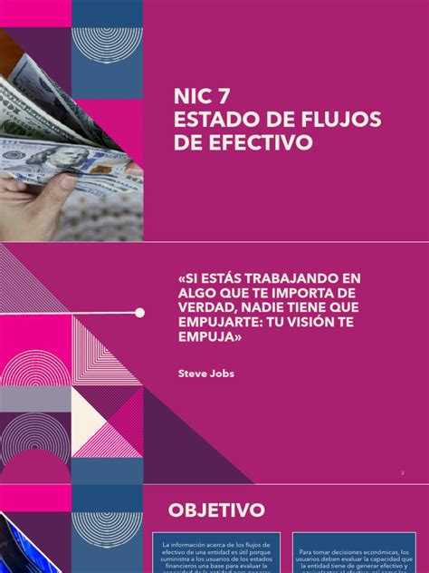 Nic 7 Flujo De Efectivo Pdf Normas Internacionales De Informacion