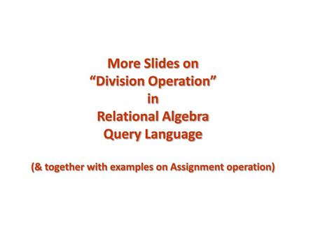 Ppt Assignment Operation Powerpoint Presentation Free Download Id