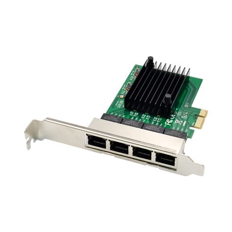 Pcie To 4 X Rj45 Quad Rj45 10 100 1000m Gigabit Lan Ethernet Nic Network Card Nics Rtl8111f For