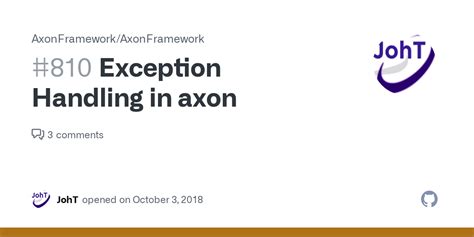 Exception Handling In Axon · Issue 810 · Axonframeworkaxonframework