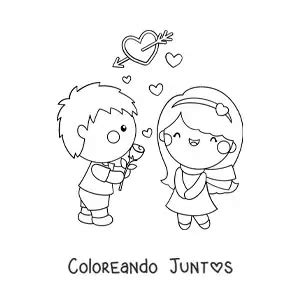 45 Dibujos De Parejas Para Colorear ¡gratis Coloreando Juntos