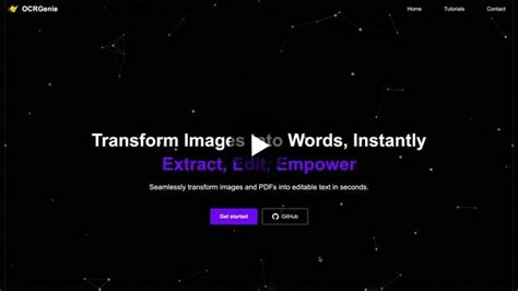 Ocrgenie Frontenddevelopment Handwrittentextrecognition Ai Aswin H