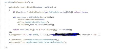 Custom Api Versioning With Swashbuckle Aspnet Core 22 By Mustapha Omotunwase Medium