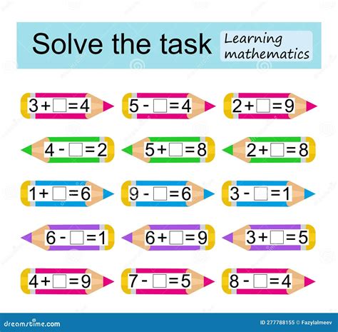 mathematics and mathematical equations and theorems set vector