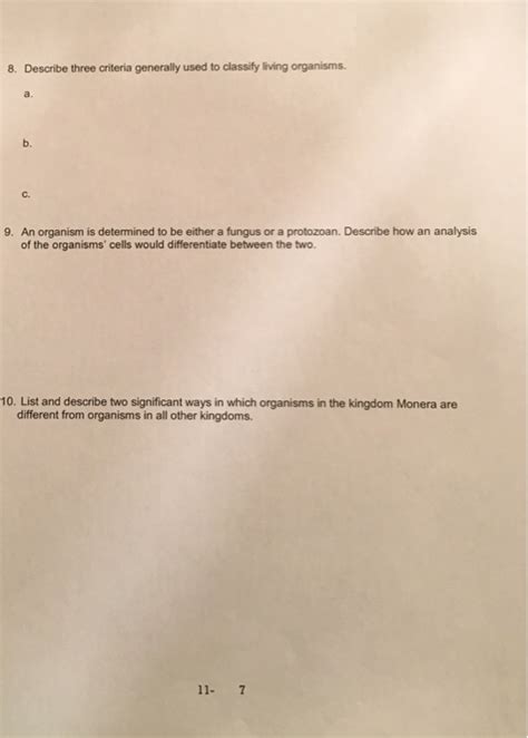 Solved Laboratory Review Questions Lab 11 Diversity Of Life Chegg Com