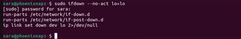 Ifdown Command In Linux With Examples Phoenixnap Kb