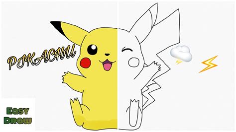 How To Draw Pikachu Easy YouTube