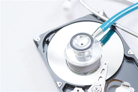 Premium Photo Hard Disk Drive Inside Data Safety Concept
