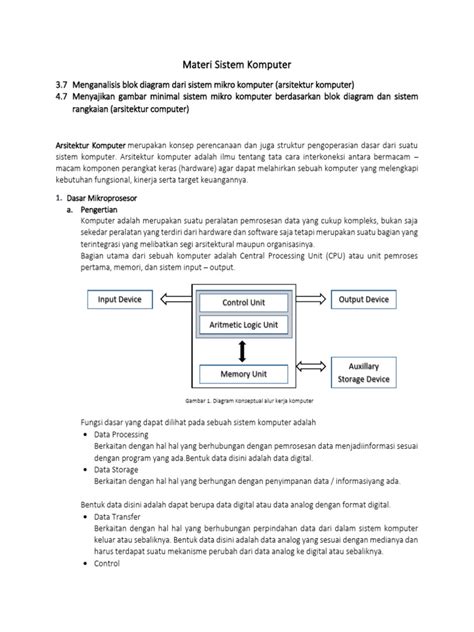 Materi Mikrokomputer Pdf