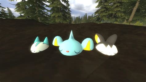 Pachirisu Shinx Emolga Sinking In The Forest 3 By Picklenick95 On Deviantart