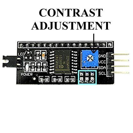 I2C LCD Display Not Showting Text Backlight Works Displays Arduino Forum