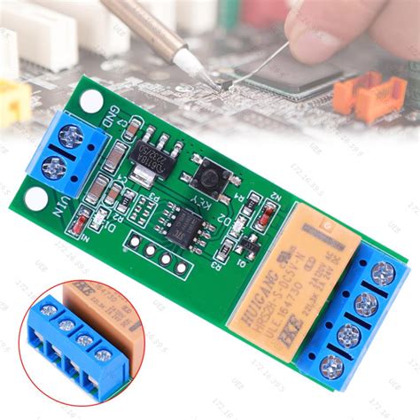 DC V Motor Reverse Polarity Module Time Adjustable Delay Relay Module Motor Forward And