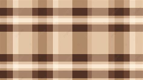 Vector Design Brown Checkered Pattern On Seamless Plaid Fabric Texture