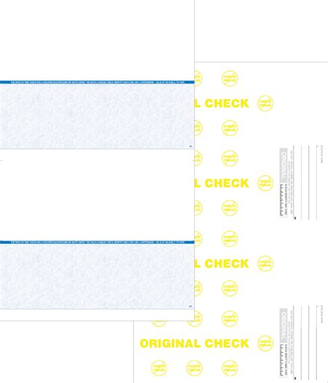 Blank Check Stock From Printingworx