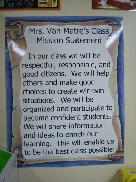 10 Classroom Mission Statements Ideas Classroom Mission Statement