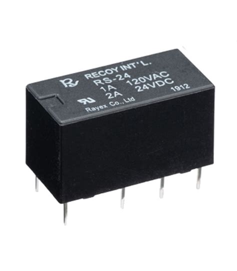 RS-24 - Relé 24Vdc 2A DPDT