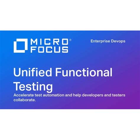 Micro Focus Unified Functional Testing Service At Best Price In New