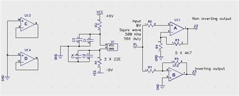 Operational Amplifier Opamp Inverting And Non Inverting Issue