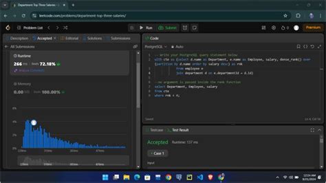 Leetcode Sql Challenge Top Three Salaries Bijay Pokhrel Darji Posted