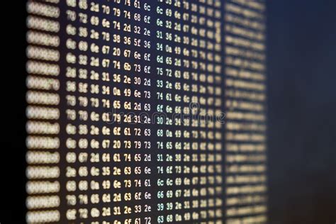 Hex Code On Lcd Display Stock Photo Image Of Java Linux