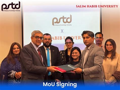 Dr Muhammad Hussain Habib On Linkedin Proud Partners Pstd Salim Habib University Thank You