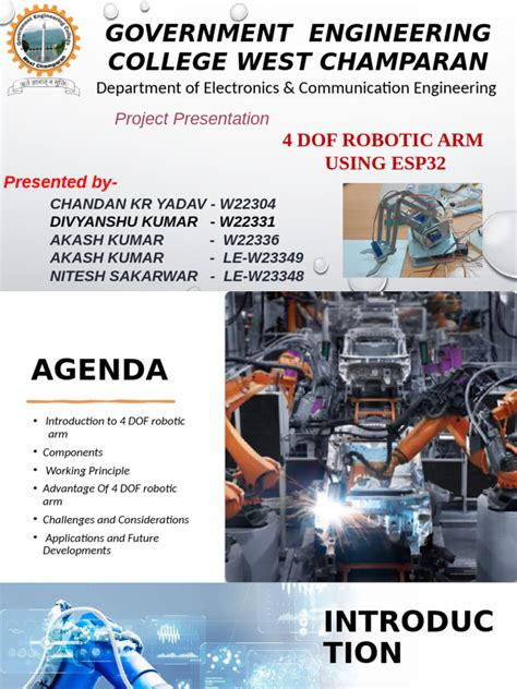 4dof Robotic Arm Pdf Robotics Art