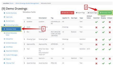create and configure metadata fields