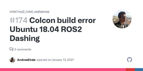 colcon build error ubuntu 18 04 ros2 dashing · issue 174 · intel ros2