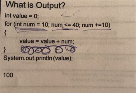 Solved What Is Output Int Value 0 For Int Num 10 Num