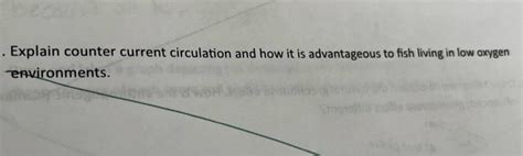 Solved Explain Counter Current Circulation And How It Is Chegg Com