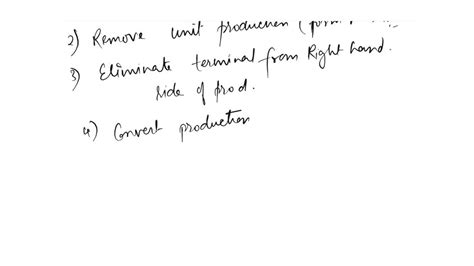 Solved Is The Following Context Free Grammar In Chomsky Normal Form