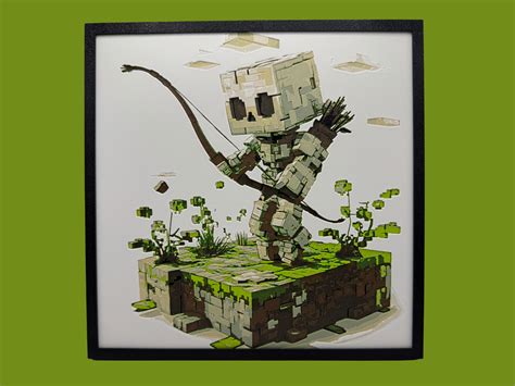Skeleton Archer Minecraft By Canadian Gamer Makerworld
