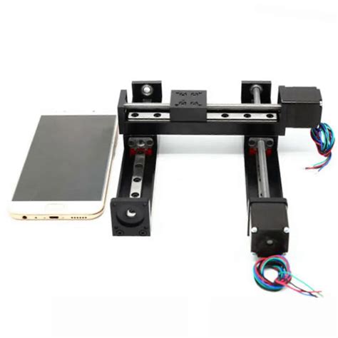 150mm Linear Sliding Table With T6 Guide Rail And Nema11 Stepper Motor High Precisionandlow Noise