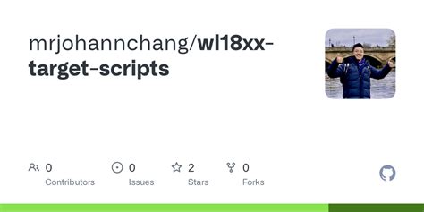 GitHub Mrjohannchang Wl18xx Target Scripts