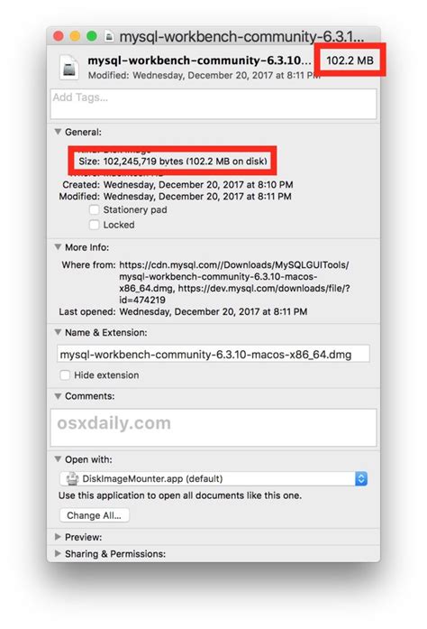 How To Get The Size Of A File Or Folder In Mac Os