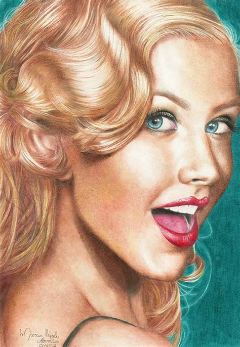 Christina Aguilera By Marcusrafaelft On Deviantart