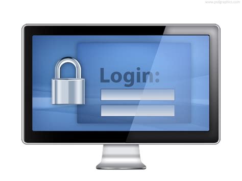 Password Protected Icon Psd Psdgraphics