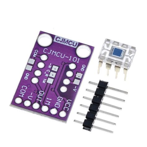 Single Chip Photoelectric Diode 14khz Light Analog Light Intensity Sensor Module Opt101