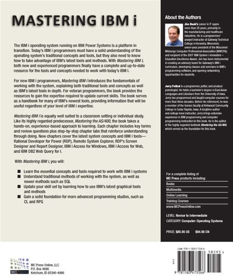 Mastering Ibm I Mc Press Bookstore