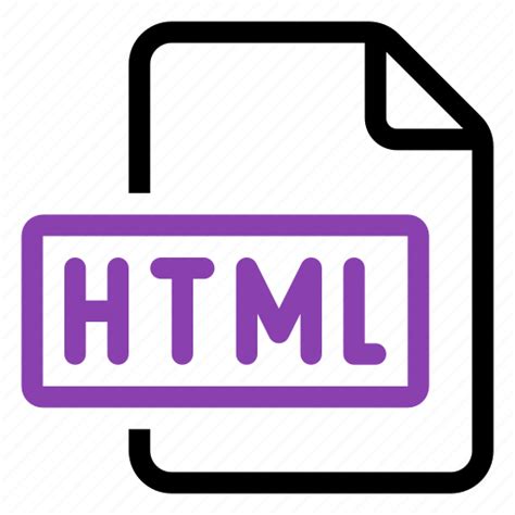 Code Document Extension Extention File Html Format Icon