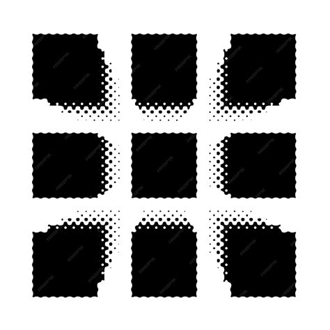 Premium Vector Abstract Composition Dots In Perspective Halftone