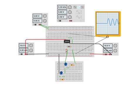 Circuit Design Wein Bridge Oscillator Tinkercad