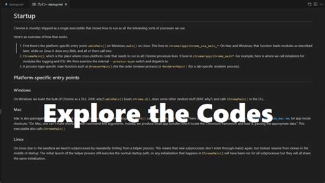 Explore The Chromium Process 市野メモ