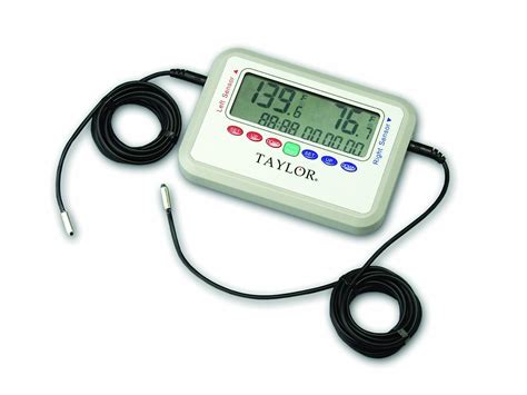 Amazon Com Taylor Digital Recording Thermometer With Dual Glycol Tolerant Probes 40 To 221
