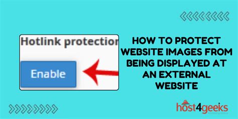how to protect website images from being displayed at an external